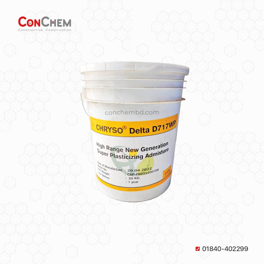 Chryso Delta 712 Plasticizer Admixture price in bd | Conchem